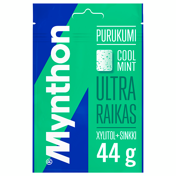 Mynthon purukumi cool mint 44g | K-Ruoka Verkkokauppa
