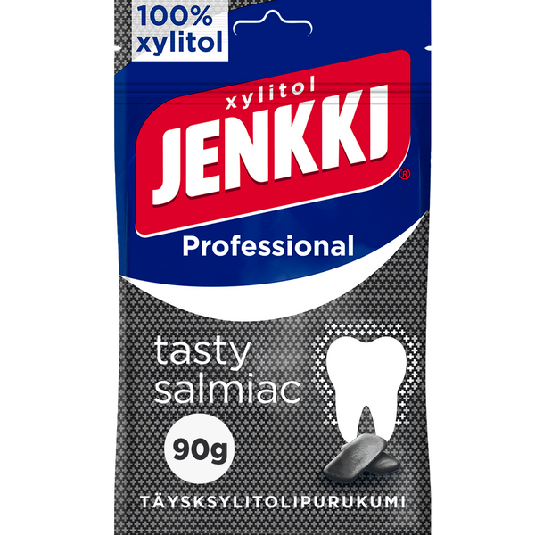 Jenkki Professional 90g ksylitolipurukumi tasty salmiac | K-Ruoka ...
