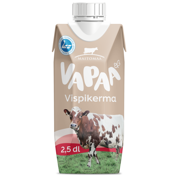 Maitomaa Vapaa vispikerma 2,5dl laktoositon | K-Ruoka Verkkokauppa