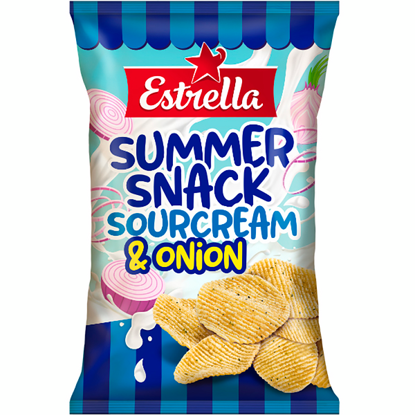 Estrella Summer Snack 175g sourcream-onion | K-Ruoka Verkkokauppa