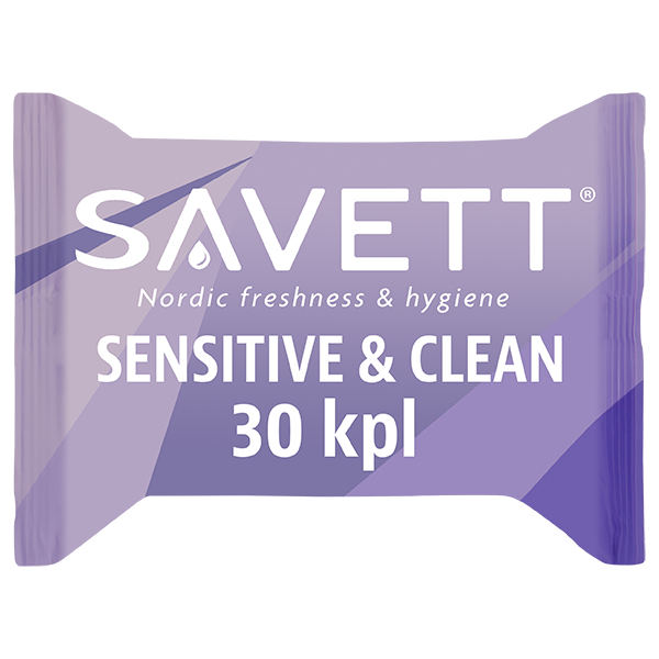 Savett Sensitive & Clean kosteuspyyhe 30kpl | K-Ruoka Verkkokauppa