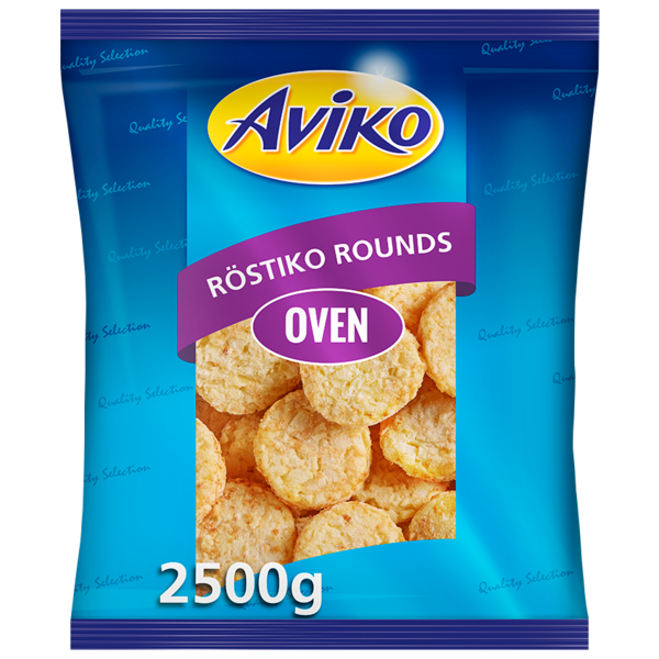 Aviko Röstiko Rounds rösti pyöreä 2,5kg pakaste | K-Ruoka Verkkokauppa