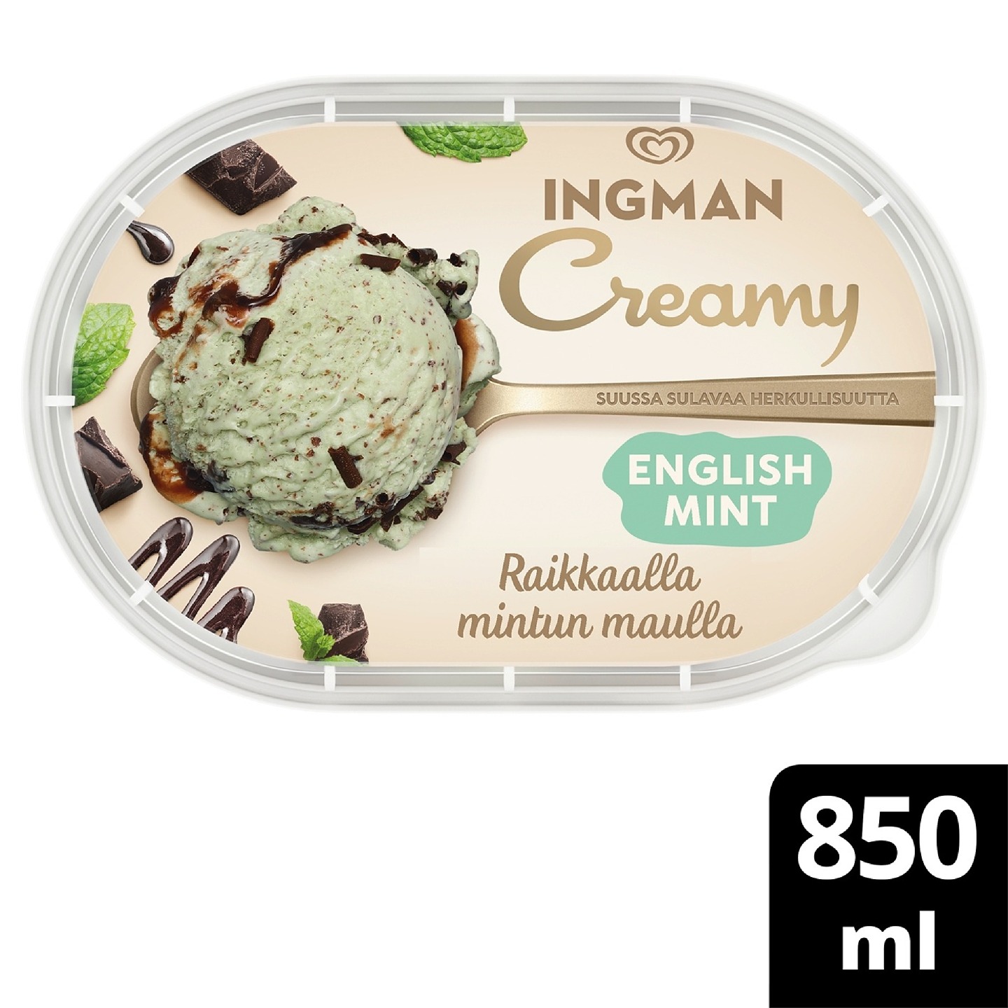 Ingman Creamy 850 ml English mint | K-Ruoka Verkkokauppa