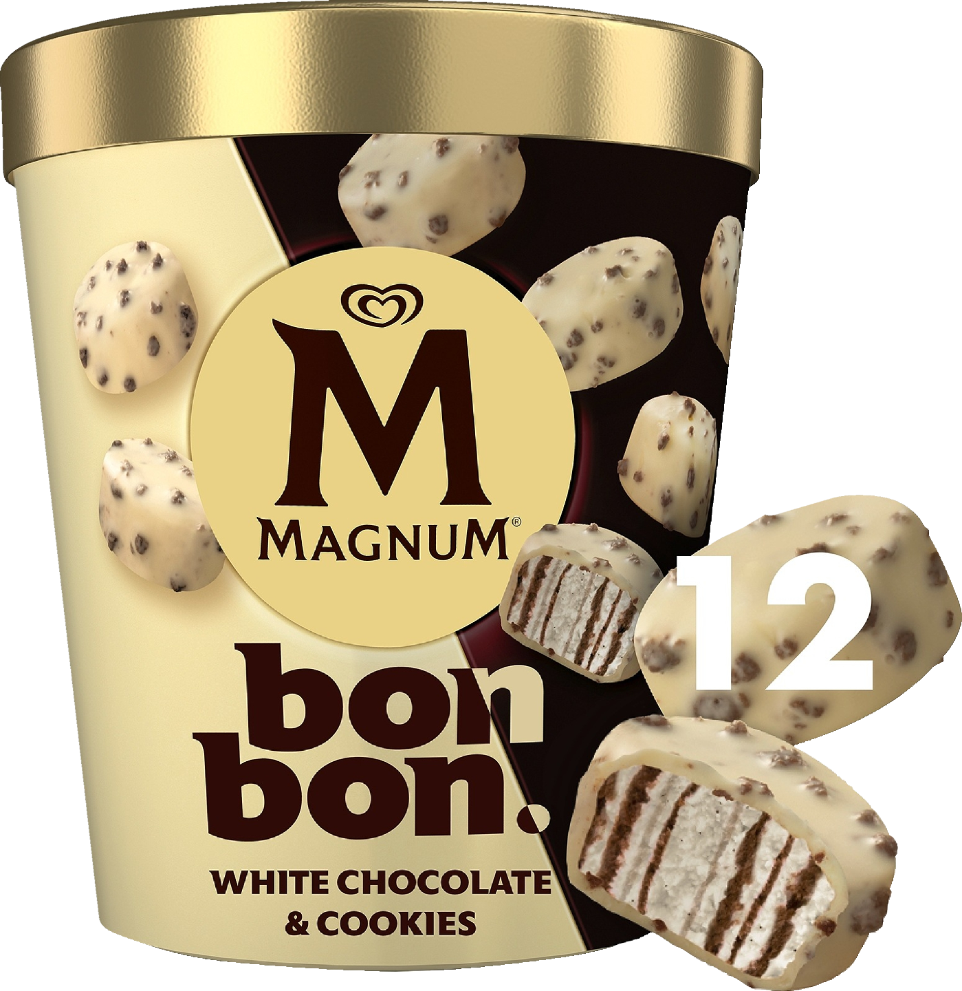 Magnum Bonbon White Chocolate & Cookies Jäätelö Monipakkaus 204ml/168g ...