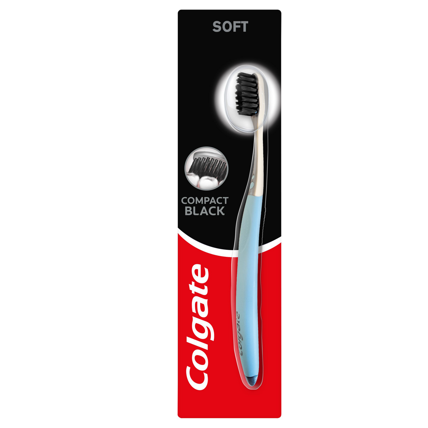 Colgate Compact Black hammasharja soft | K-Ruoka Verkkokauppa