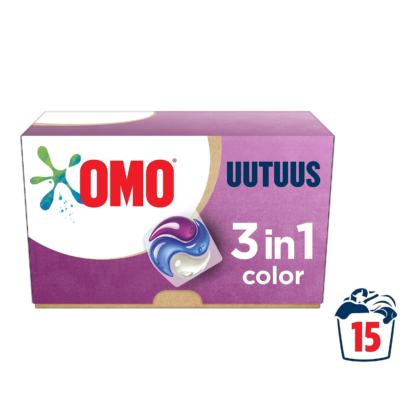 Omo Color 3in1 pyykinpesuainekapseli 15kpl | K-Ruoka Verkkokauppa