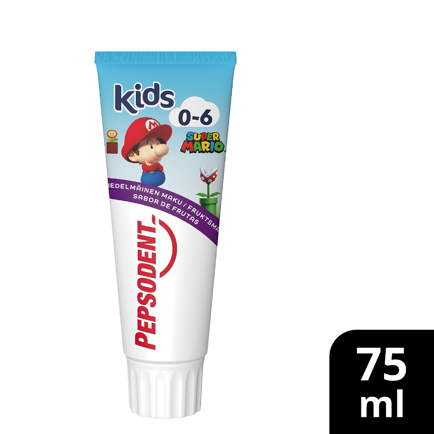 Pepsodent Kids 0-6 Fruity Hammastahna 75 ML | K-Ruoka Verkkokauppa