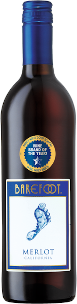 Barefoot Merlot 75cl 13,5% — HoReCa-tukku Kespro
