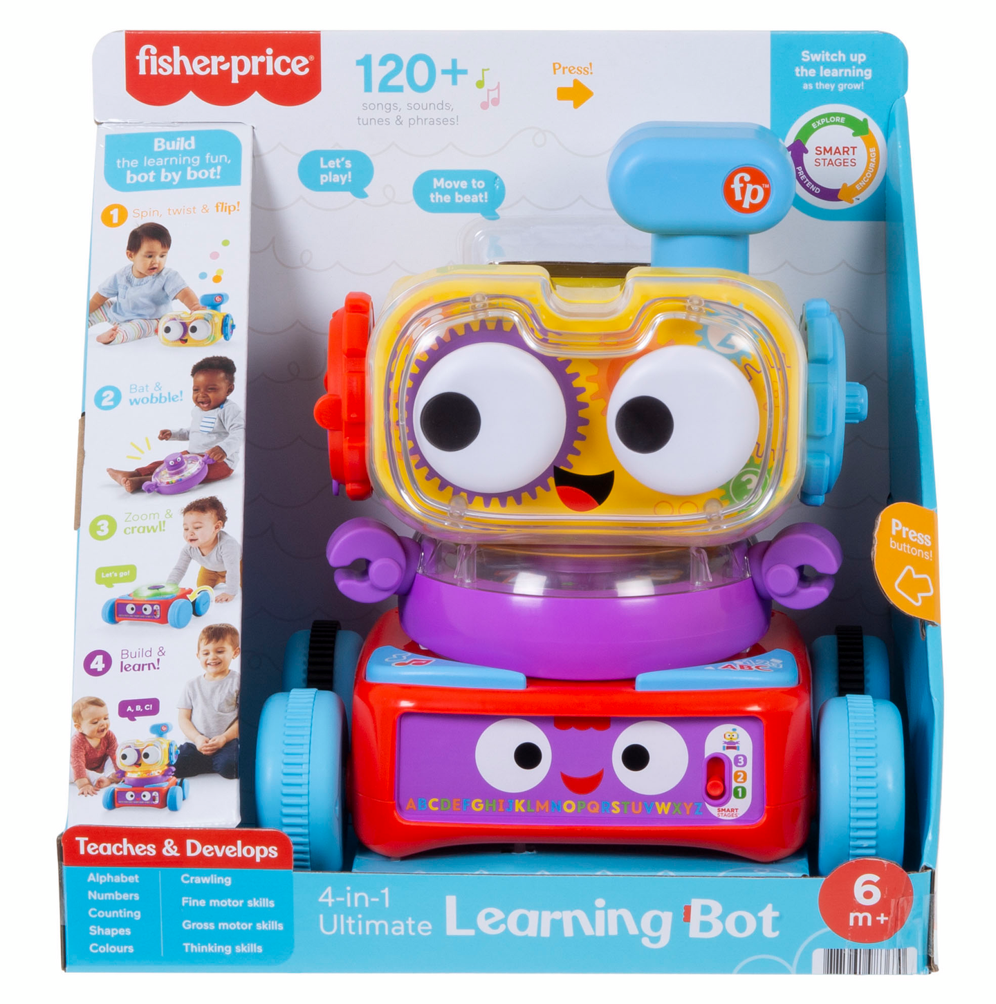 Fisher-Price 4-In-1 Build A Bot | K-Ruoka Verkkokauppa