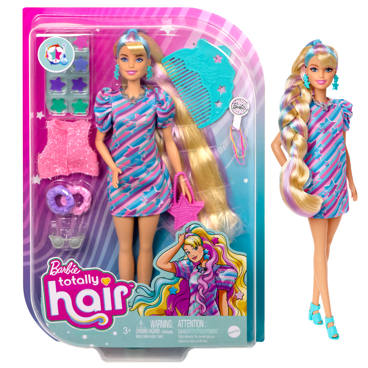 Barbie Totally Hair Doll | K-Ruoka Verkkokauppa