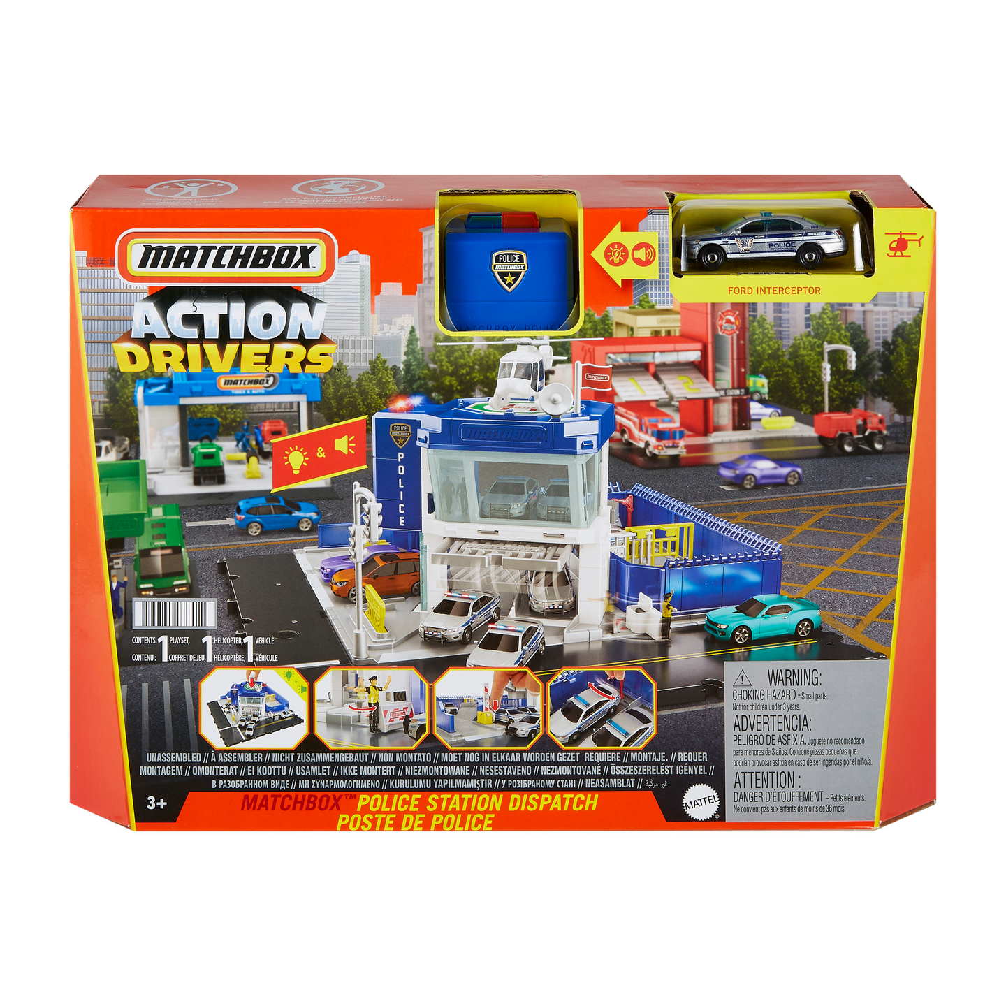 Matchbox Action Drivers Police Station Playset – K-Ruoka