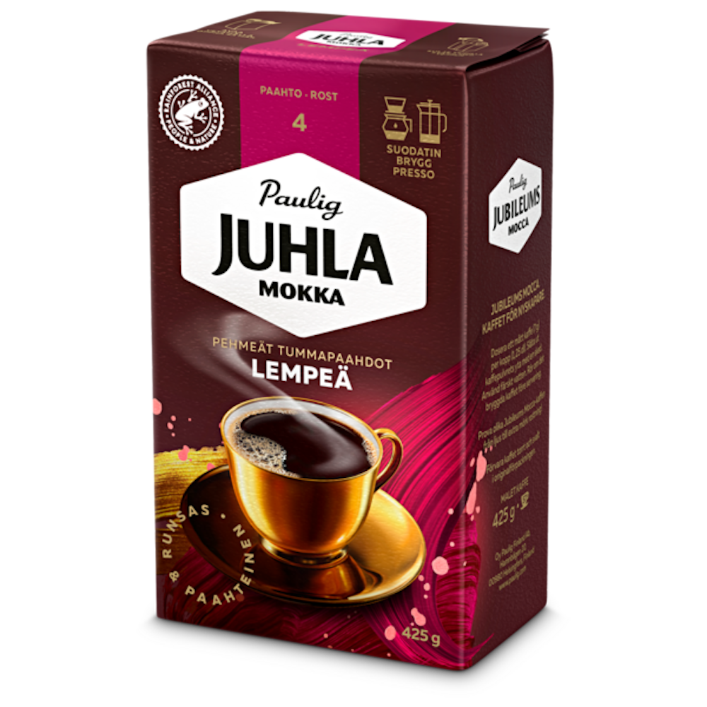 Paulig Juhla Mokka Lempeä kahvi sj 425g — HoReCa-tukku Kespro