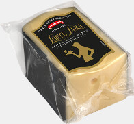 Dansk Ostetradition Sorte Sara 25% ca 500g | K-Ruoka Verkkokauppa