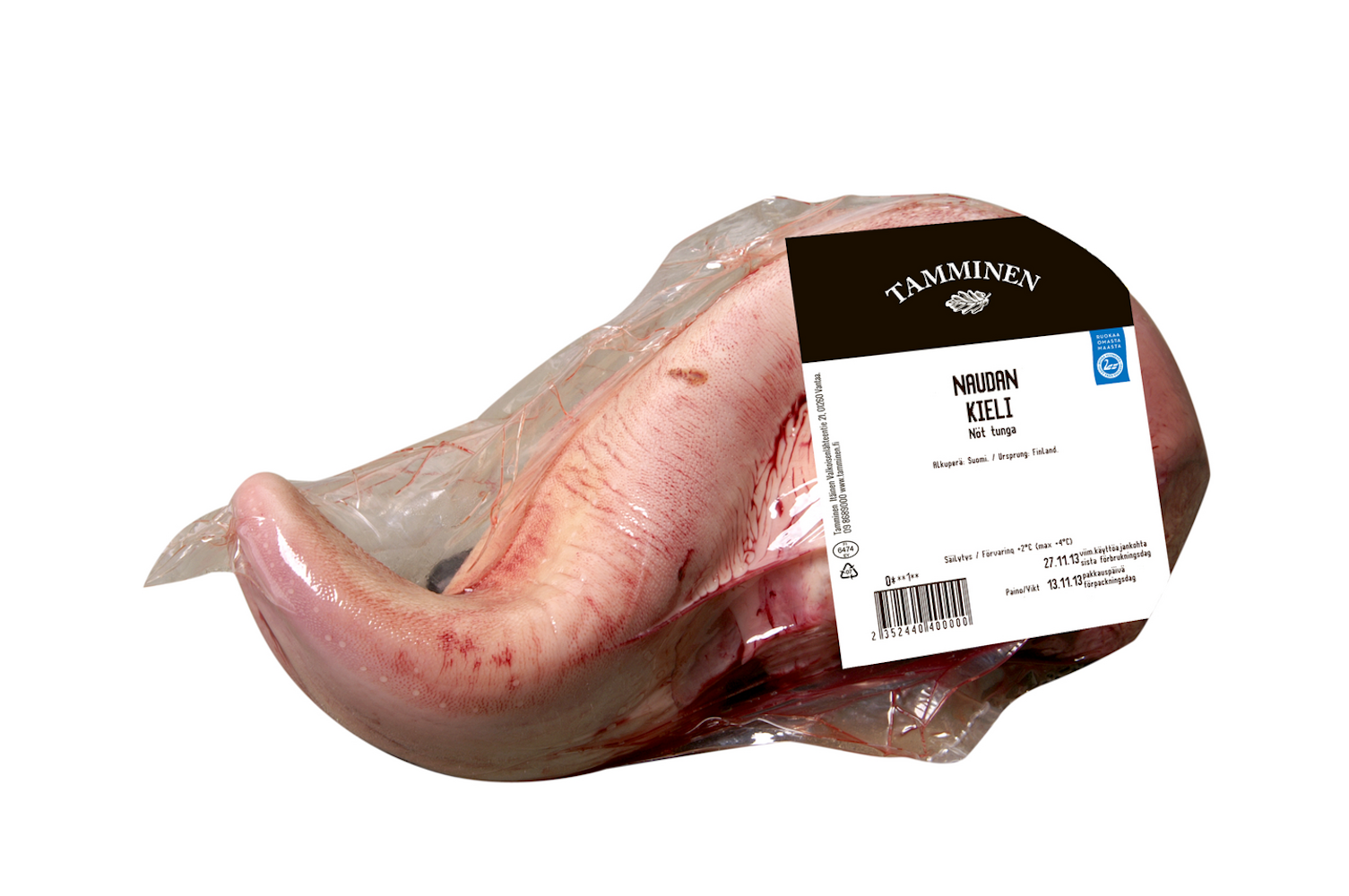 Tamminen naudan kieli n. 1,2kg — HoReCa-tukku Kespro