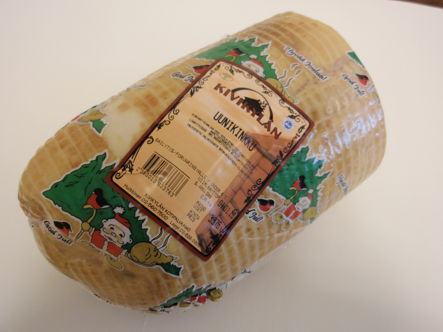 Kivikylän Uunikinkku silavalla n. 3kg | K-Ruoka Verkkokauppa