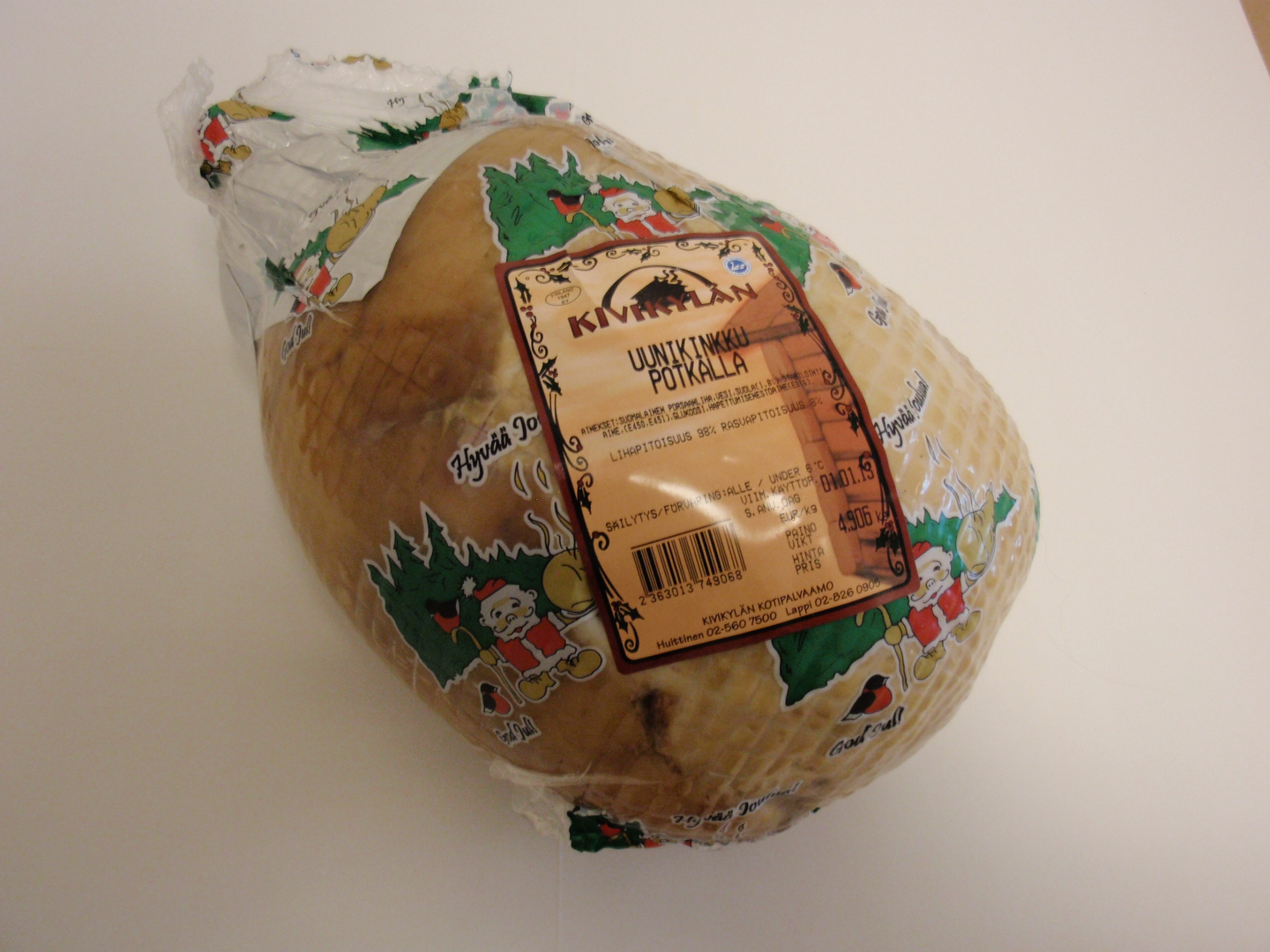 Kivikylän Uunikinkku potkalla n. 5 kg | K-Ruoka Verkkokauppa