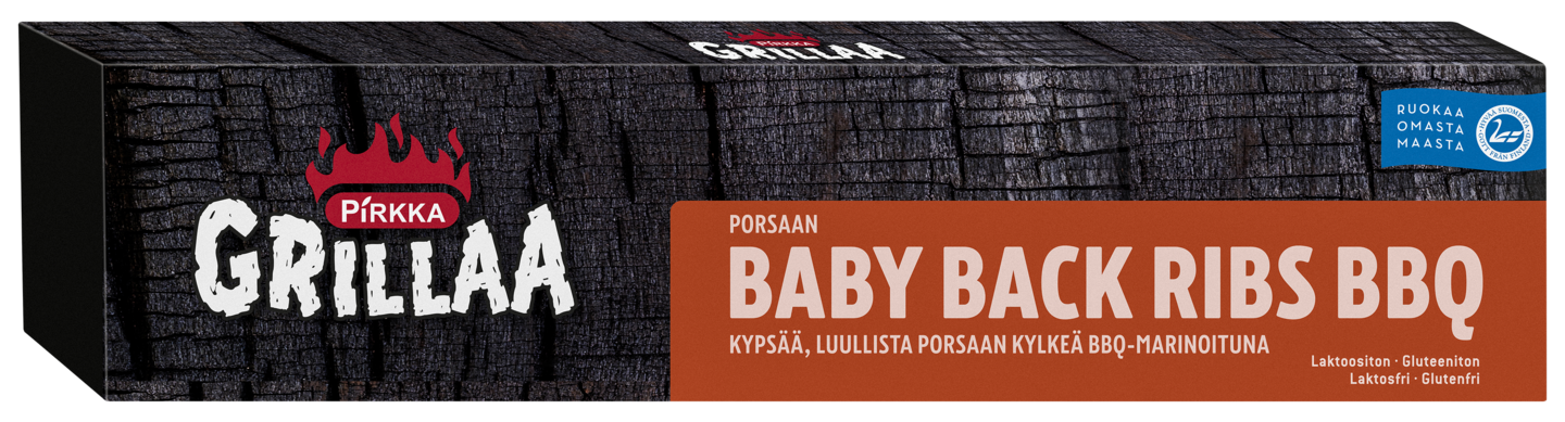 Pirkka Grillaa porsaan baby back ribs bbq n. 500 g kypsä | K-Ruoka ...