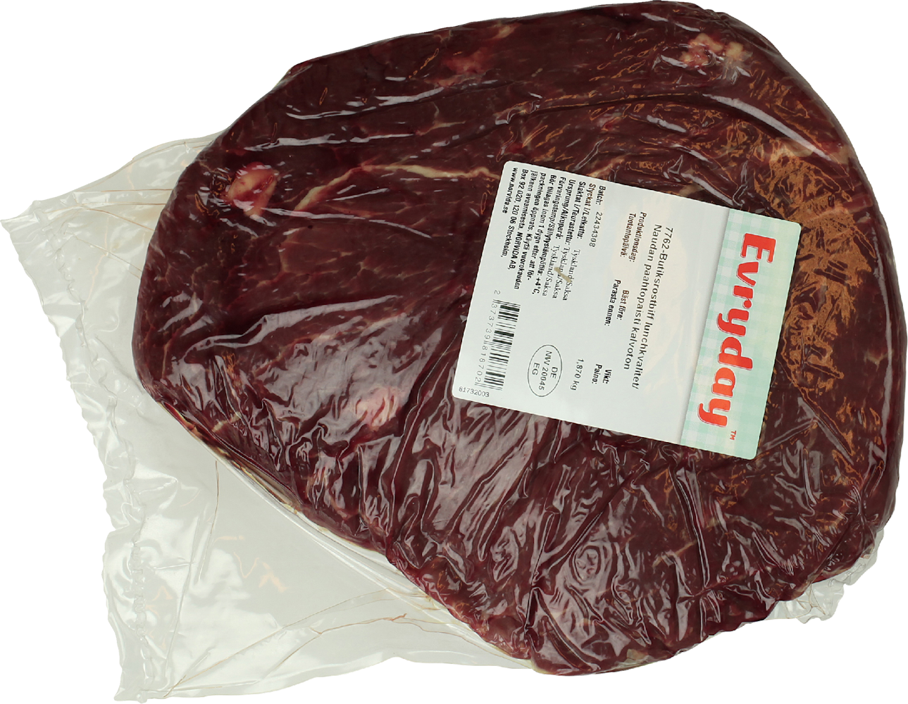 Evryday Naudan paahtopaisti PAD kalvoton n. 2,5kg — HoReCa-tukku Kespro