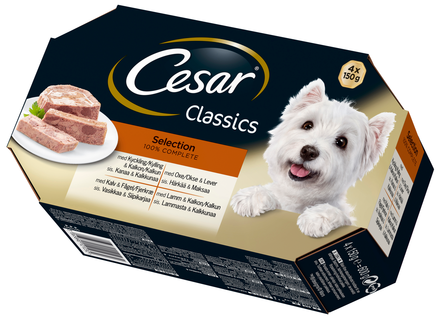 Cesar Classics selection 4x150g | K-Ruoka Verkkokauppa