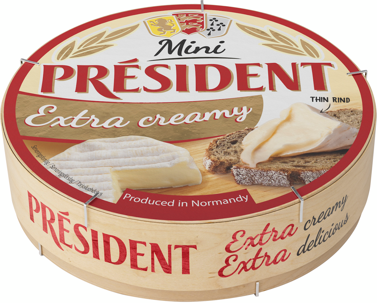 President Mini Extra Creamy 135g — HoReCa-tukku Kespro