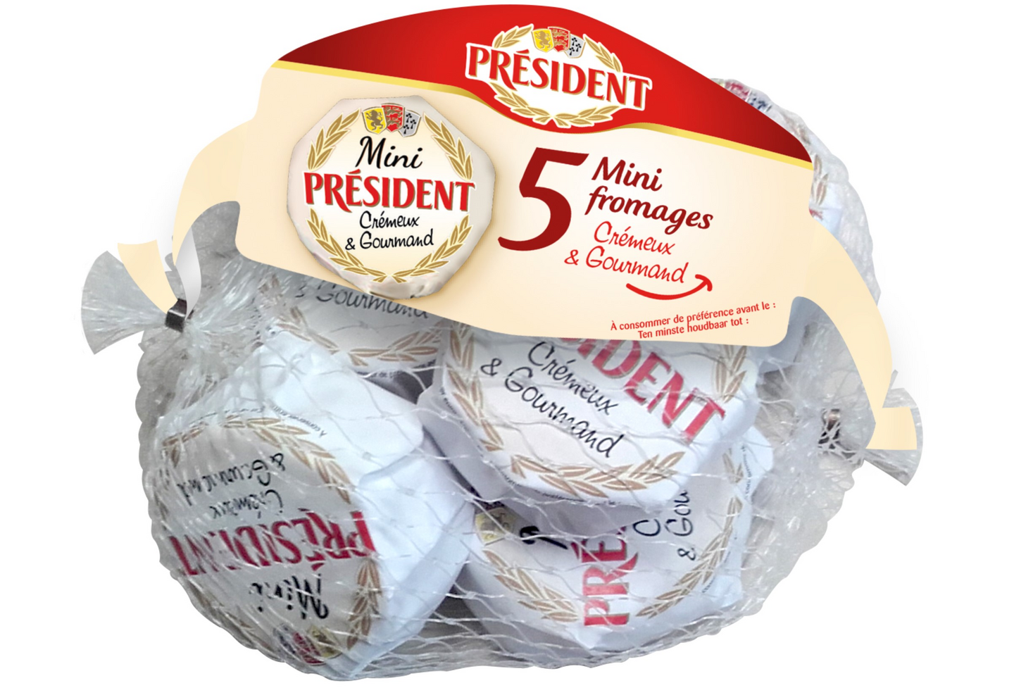 Président Mini Brie 5x30g 150g | K-Ruoka Verkkokauppa