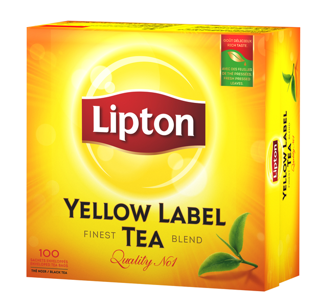 Lipton Yellow Label tea 100 teepussian Rainforest Alliance | K-Ruoka ...