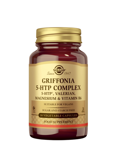 Solgar® Griffonia 5-HTP Complex 30 kapselia | K-Ruoka Verkkokauppa