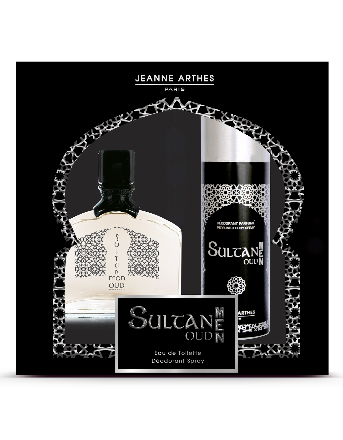 Jeanne Arthes Sultane Oud lahjapakkaus, sis. EdT 100ml ja deo spray ...