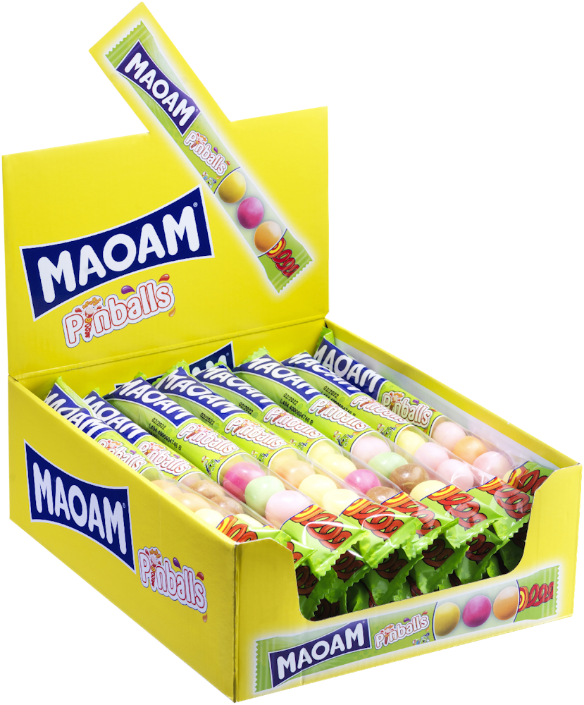 Maoam Pinballs 32g hedelmätoffee 10-pack — HoReCa-tukku Kespro