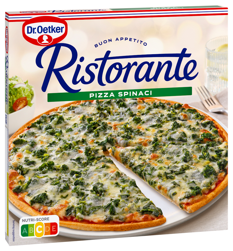 Dr. Oetker Ristorante spinaci pizza 390g pakaste — HoReCa-tukku Kespro
