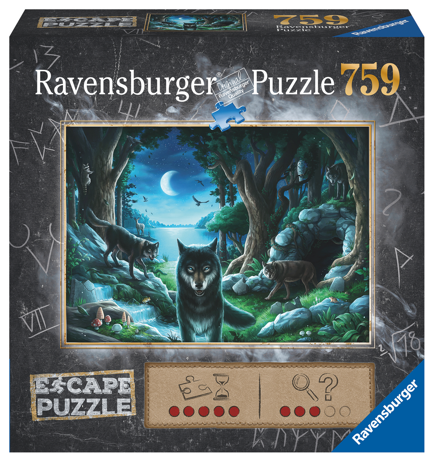 Ravensburger ESCAPE The Curse Of The Wolves 759p | K-Ruoka Verkkokauppa
