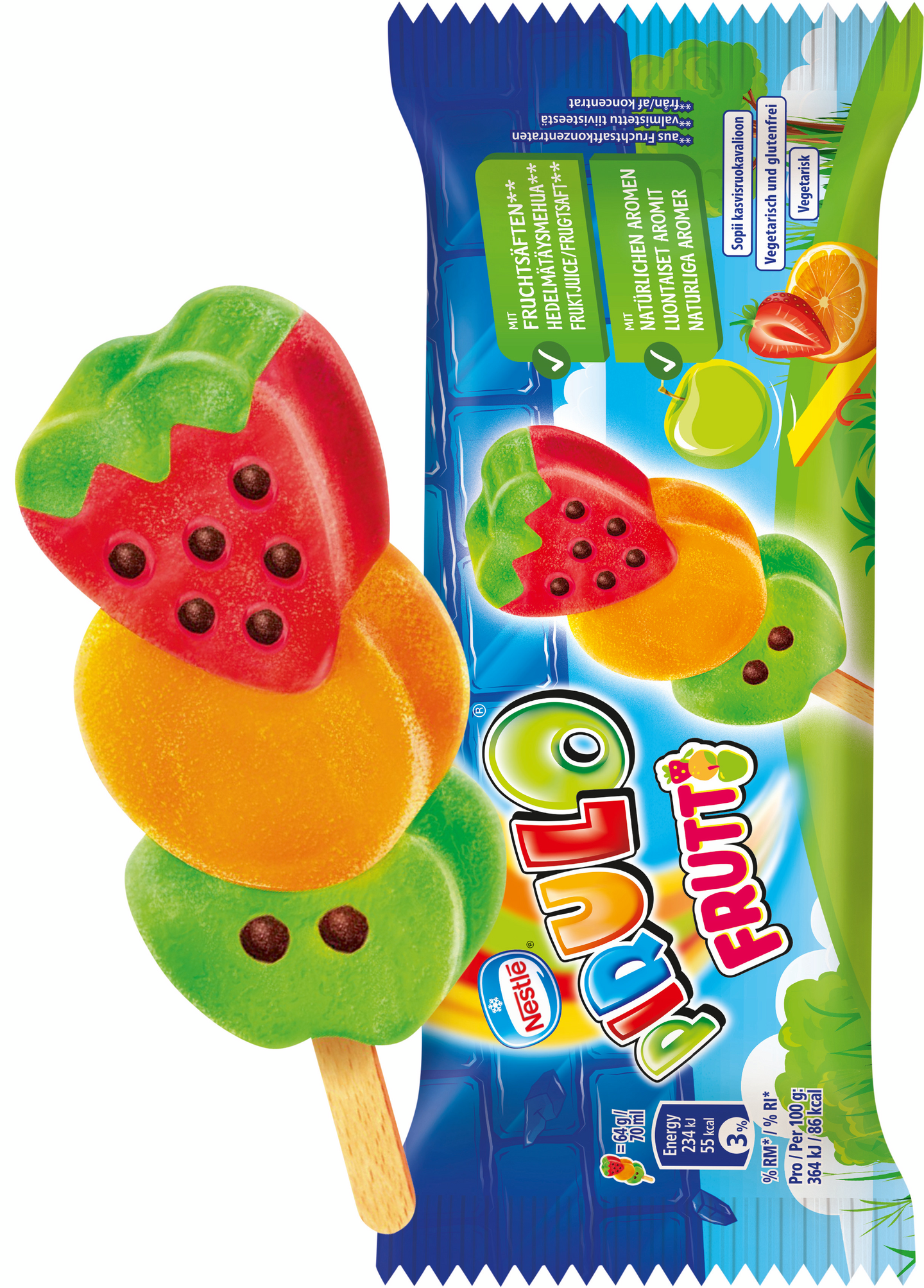 Pirulo Frutti limonadijääpuikko 64g | K-Ruoka Verkkokauppa