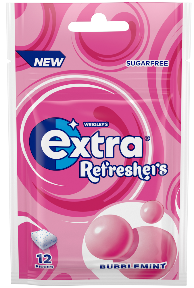 Extra Refreshers Bubblemint purukumi 26g — HoReCa-tukku Kespro