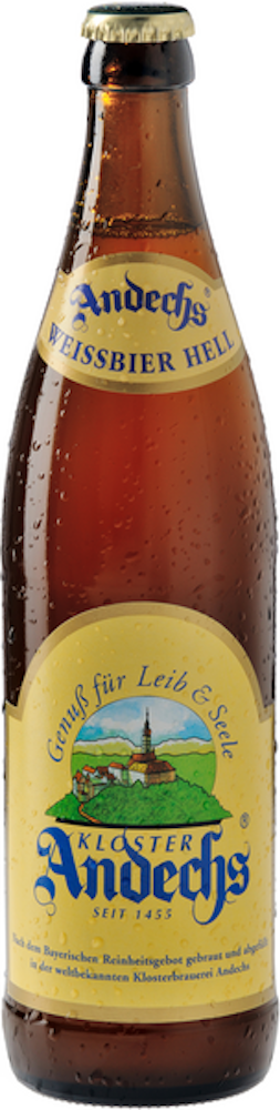 Andechs Weissbier Hell 5,5% 0,5l — HoReCa-tukku Kespro