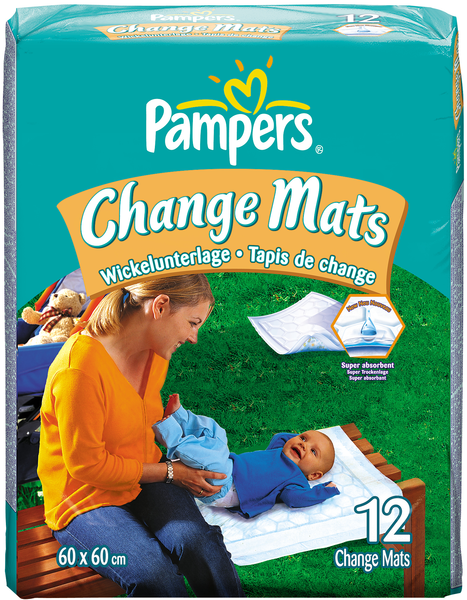 Pampers Change Mats vaihtoalusta 12kpl | K-Ruoka Verkkokauppa