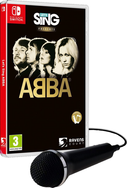Let´s Sing ABBA + mikrofoni Nintendo Switch -peli | K-Ruoka Verkkokauppa