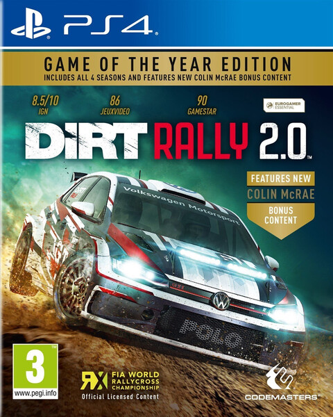 DiRT Rally 2.0 Game of the Year Edition PS4 -peli | K-Ruoka Verkkokauppa