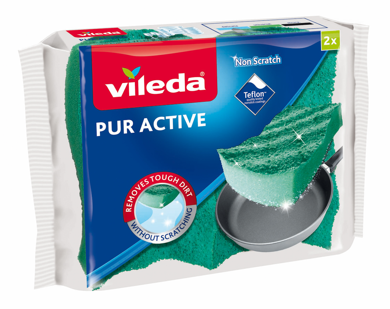 Vileda Pur Active 2 kpl hankaussieni — HoReCa-tukku Kespro