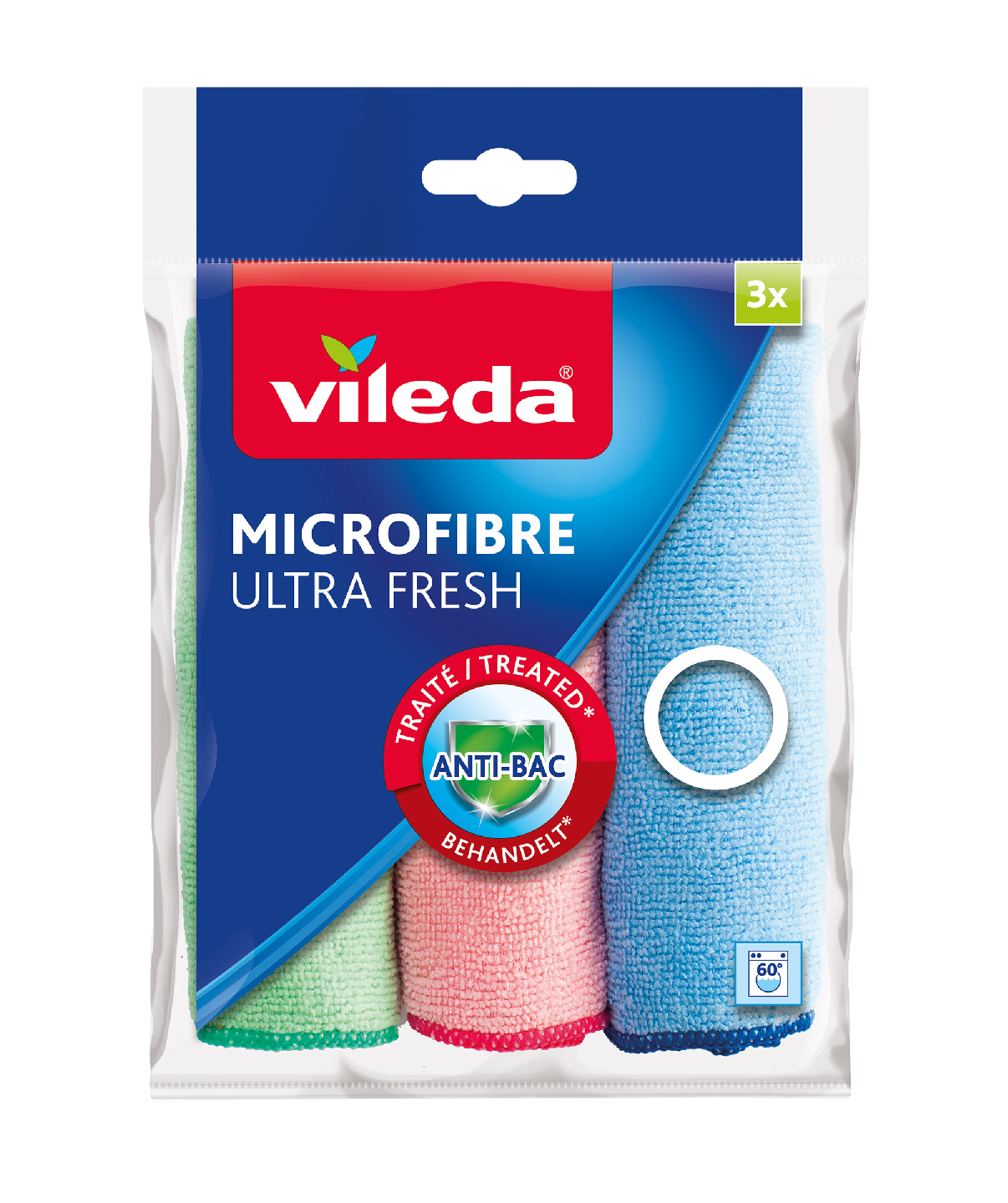 Vileda Ultra Fresh mikrokuituliina 3 kpl | K-Ruoka Verkkokauppa