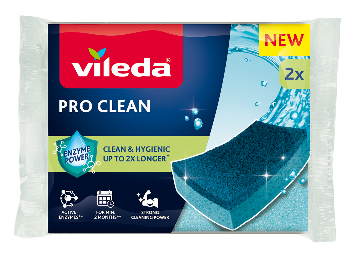 Vileda Pro Clean hankaussieni 2 kpl — HoReCa-tukku Kespro