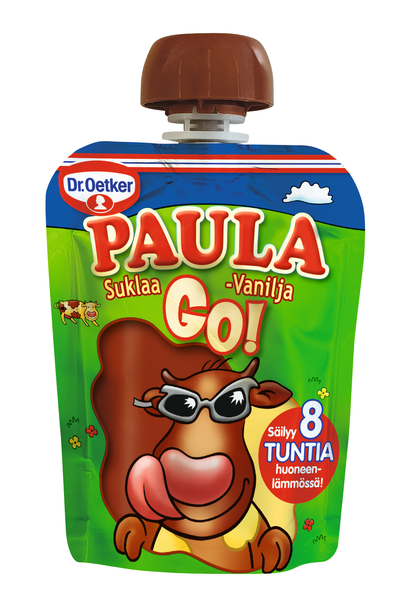 Dr. Oetker Paula Go vanukas 80g suklaa-vanilja | K-Ruoka Verkkokauppa