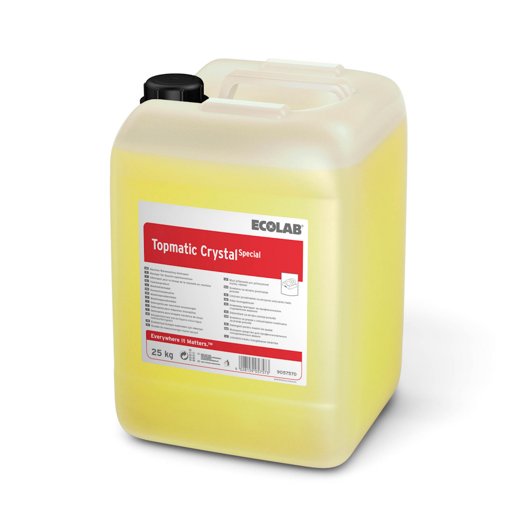 Topmatic Crystal Special nestemäinen koneastianpesuaine 12kg — HoReCa ...