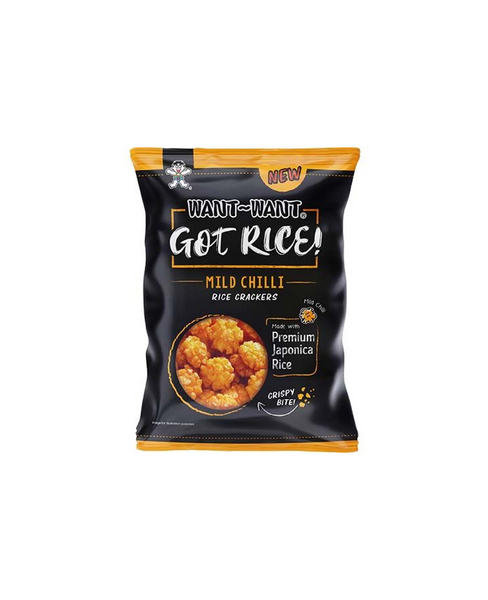 Want Want Got Rice Got Rice Mild Chilli 85 g | K-Ruoka Verkkokauppa