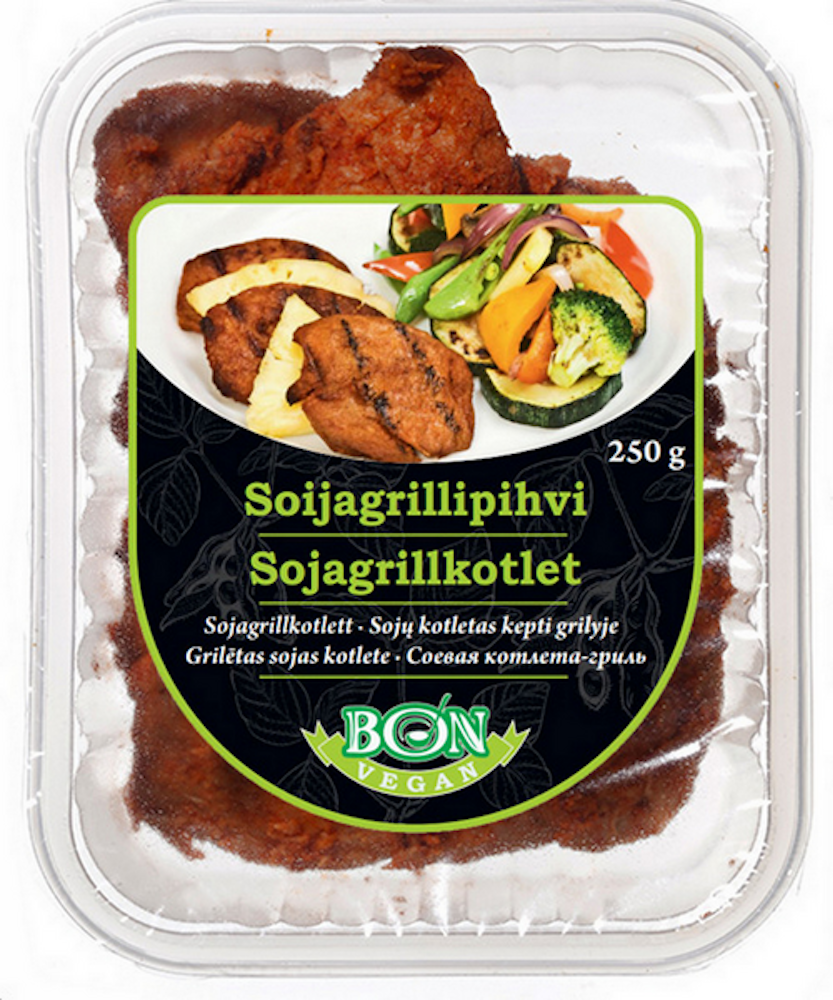 Bon Vegan soijagrillipihvi 250g — HoReCa-tukku Kespro