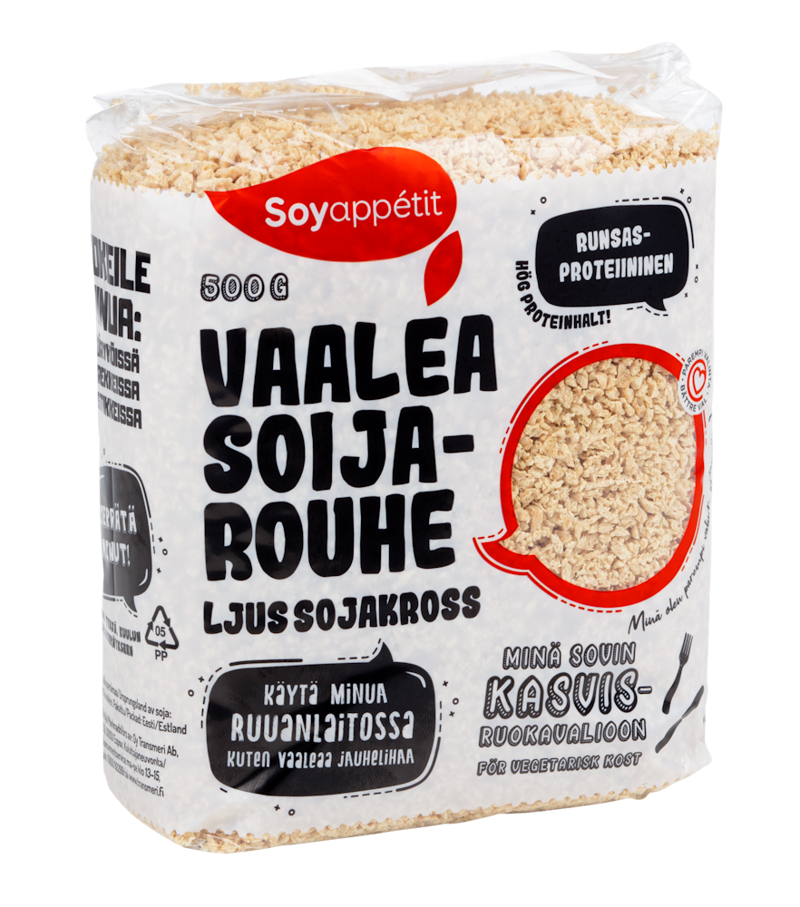 Soyappétit Vaalea soijarouhe 500 g — HoReCa-tukku Kespro