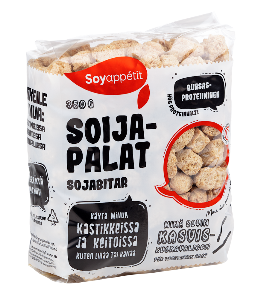 Soyappétit Soijapalat 350g vaalea — HoReCa-tukku Kespro