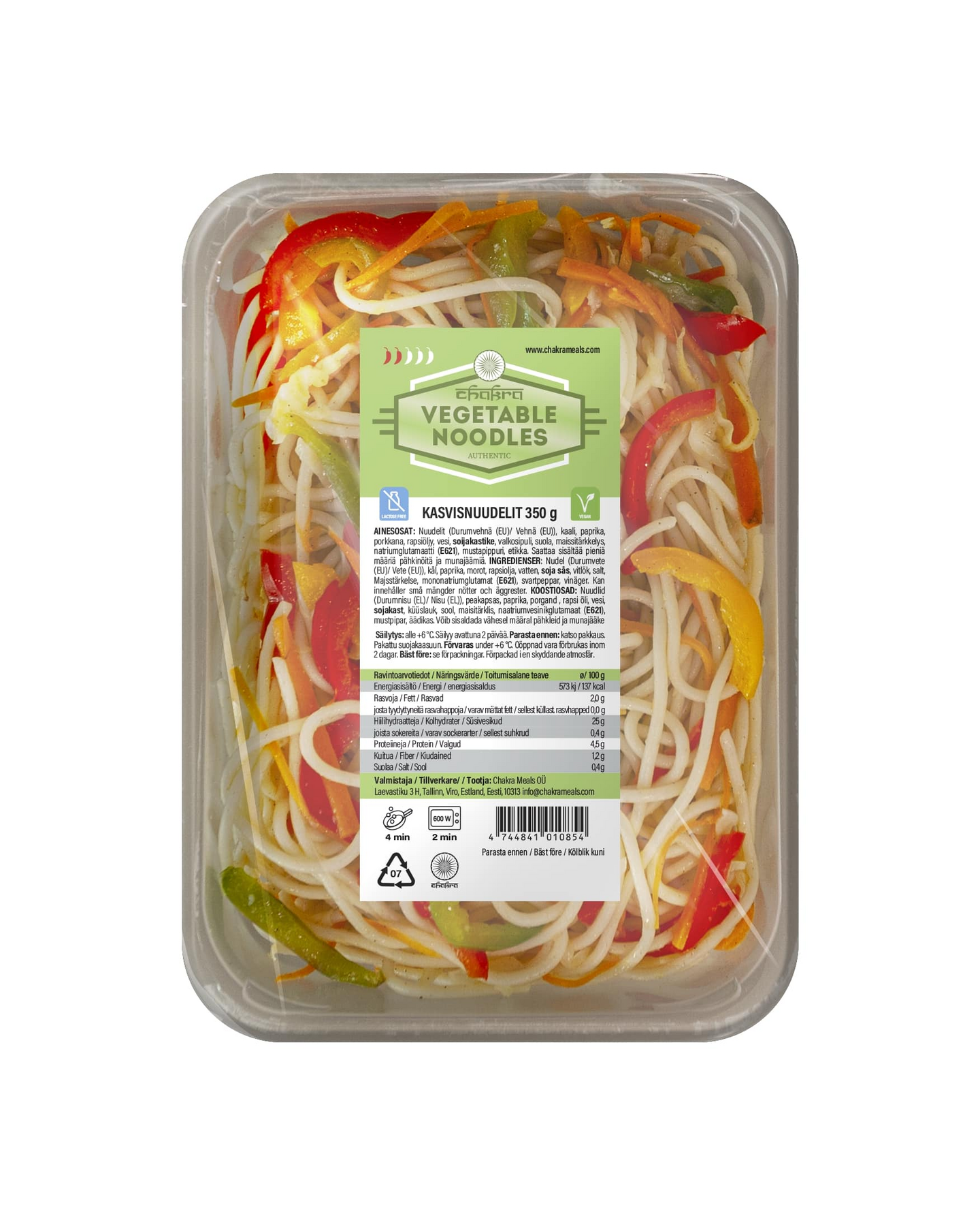 Chakra vegetable noodle 350g | K-Ruoka Verkkokauppa