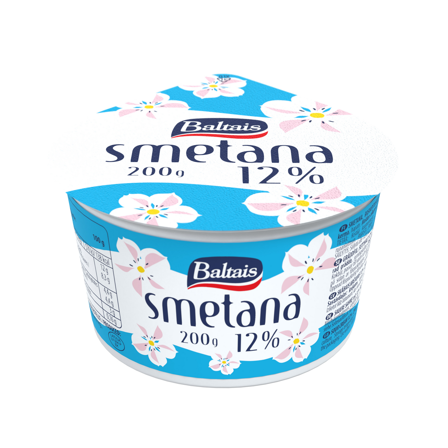 Baltais Smetana 12% 200g | K-Ruoka Verkkokauppa