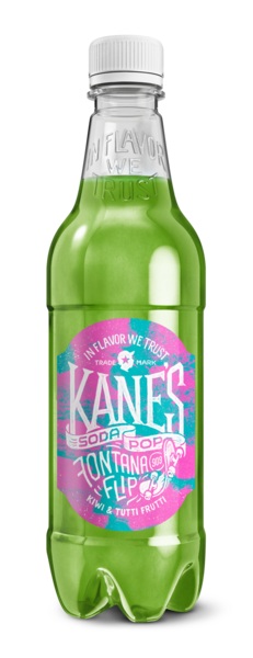 Kane´s Soda Pop Fontana Flip Kiwi-Tutti frutti 0,5l | K-Ruoka Verkkokauppa
