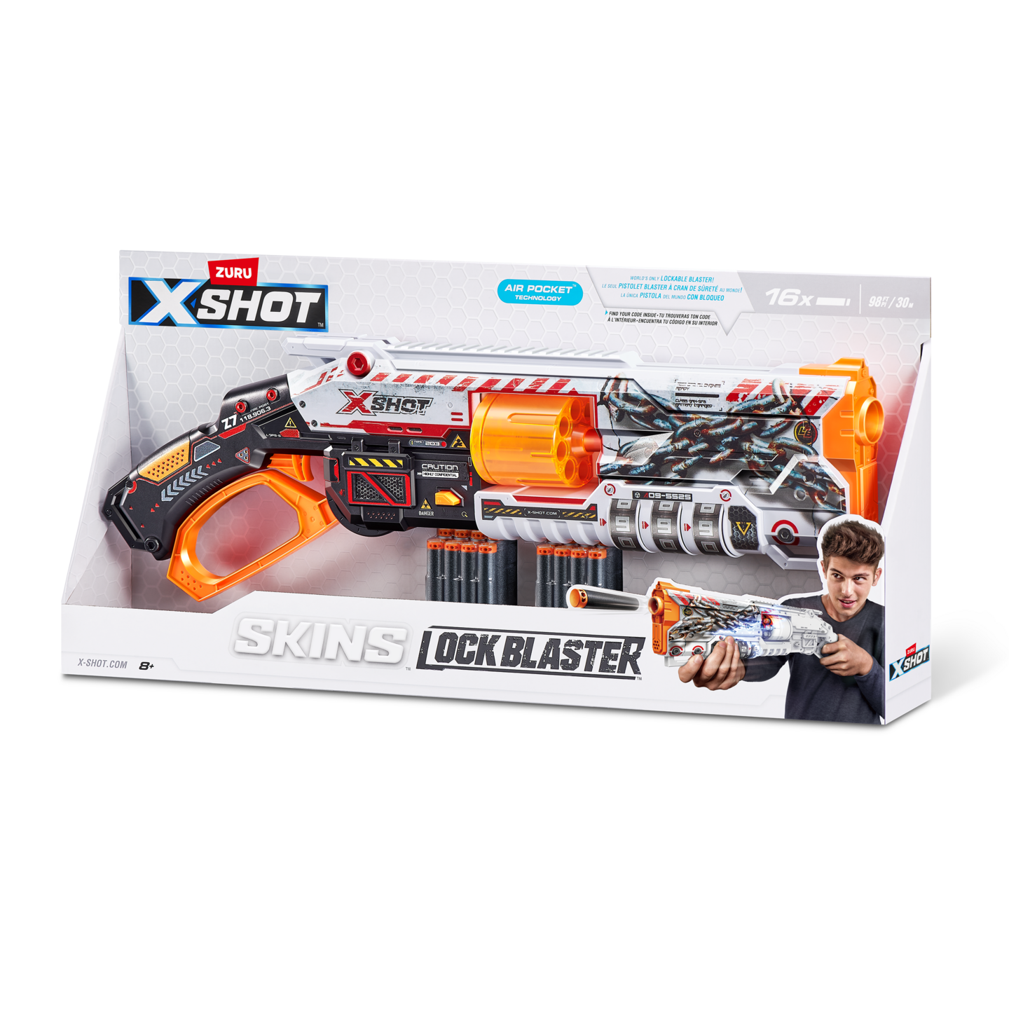 XSHOT Skins Lock -ase (16 nuolta) | K-Ruoka Verkkokauppa
